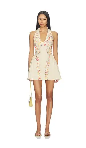 Free People Island Letter Mini Dress