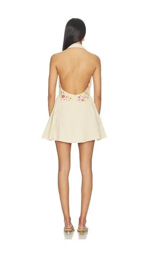Free People Island Letter Mini Dress