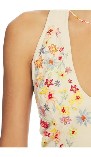 Free People Island Letter Mini Dress