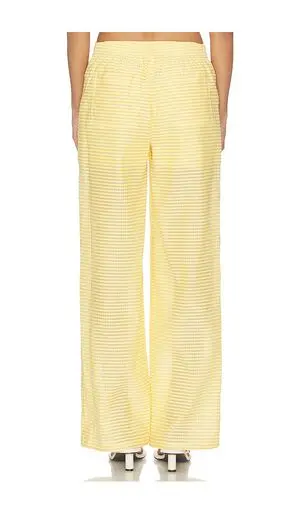Simkhai Shepard Wide Leg Trouser - Yellow
