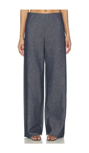 Vince Colette Chambray Bias Pant - Navy