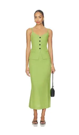 ALIGNE Apple Linen Mix Waistcoat