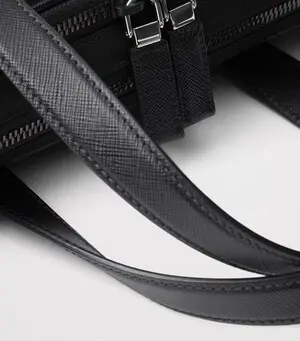 Prada Re-nylon And Saffiano Leather Briefcase