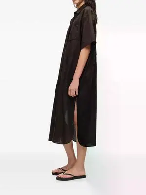 Bimba Y Lola Embroidered Back Shirt Dress