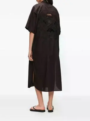 Bimba Y Lola Embroidered Back Shirt Dress