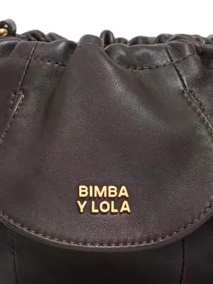 Bimba Y Lola Pétalo Leather Bucket Bag