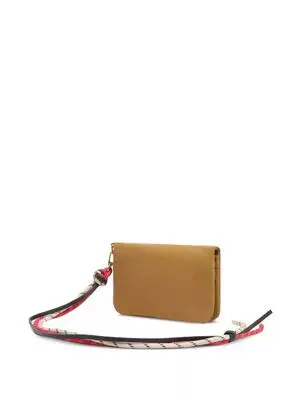 Bimba Y Lola Logo-plaque Rope-strap Wallet - Neutrals