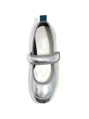 Bimba Y Lola Metallic Effect Ballet Flats