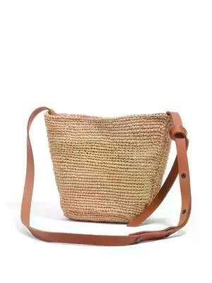 Bimba Y Lola Small Woven Shoulder Bag - Neutrals