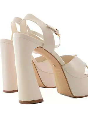 ANDREA CARRANO Crossover-strap Platform Sandals