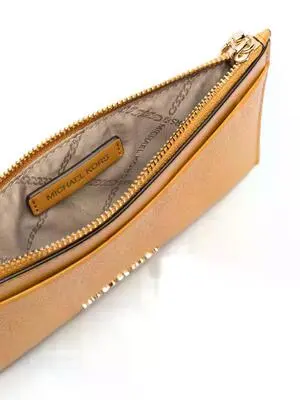 Michael Kors Logo-lettering Leather Card Case