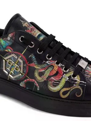 Philipp Plein Printed Low-top Sneakers