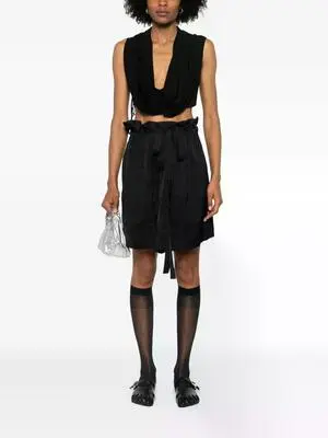 ANN DEMEULEMEESTER Jacquard Shorts