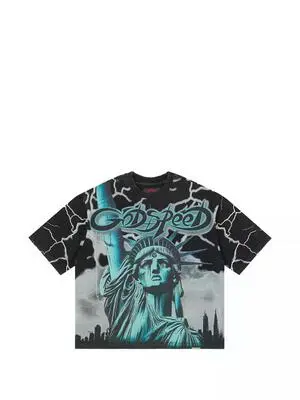 GODSPEED Voltage Graphic-print T-shirt - Black