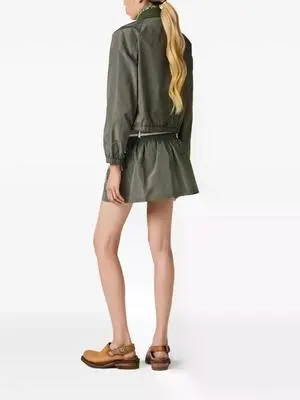 Miu Miu Technical Fabric Blouson Jacket - Green