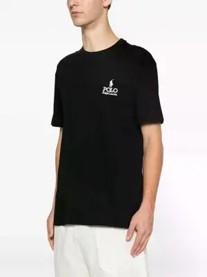 Polo Ralph Lauren Logo-embroidered T-shirt - Black