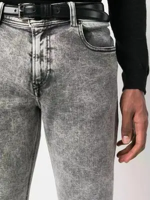 DIESEL® Marble Pattern Skinny Jeans - Grey