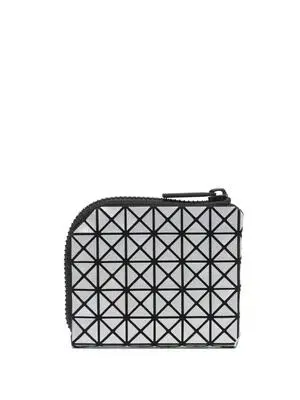 Issey Miyake Geometric-design Wallet - Silver