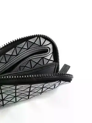 Issey Miyake Geometric-design Wallet - Silver