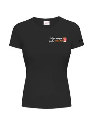 MC2 SAINT BARTH Printed T-shirt - Black