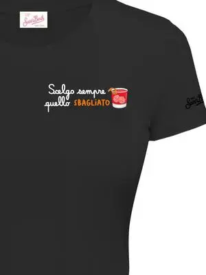 MC2 SAINT BARTH Printed T-shirt - Black