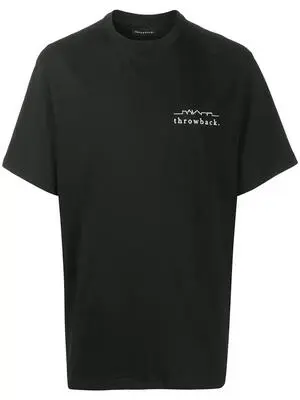 THROWBACK. Logo-print Boxy T-shirt
