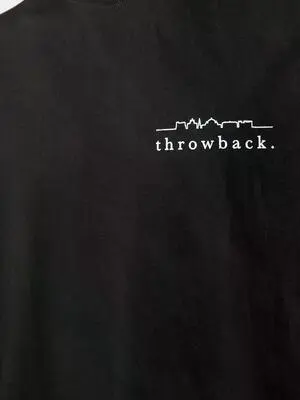 THROWBACK. Logo-print Boxy T-shirt