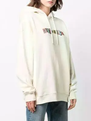 HOLZWEILER Logo Print Organic Cotton-modal Blend Hoodie