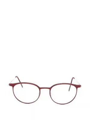Orgreen Take Me Out Round-frame Eyeglasses - Red