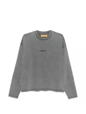 REPLAY Acid-wash Long-sleeve T-shirt - Grey