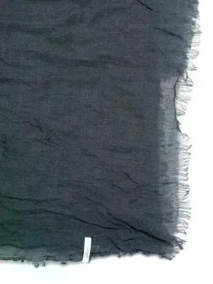 Botto Giuseppe Fringed Crinkled Scarf