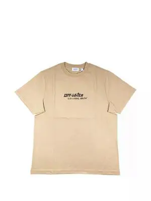 Off-White Cryst Croco Logo-print Slim-fit T-shirt