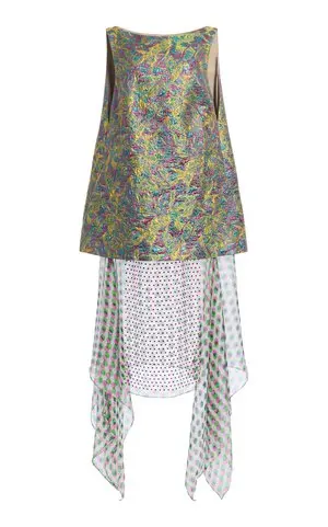 Dries Van Noten Paneled Cocktail Dresses