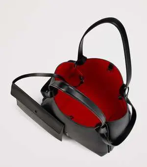 CHRISTIAN LOUBOUTIN Bettina Small Leather Tote Bag - Black