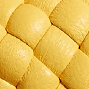 Bottega Veneta Intrecciato Leather Rabbit Charm - Yellow
