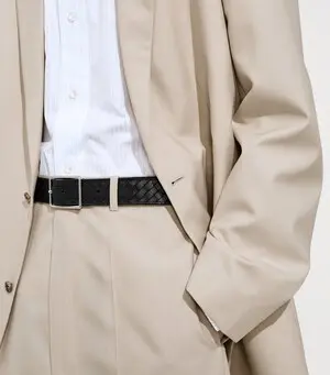 Bottega Veneta Intrecciato Leather Belt