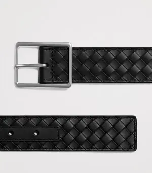 Bottega Veneta Intrecciato Leather Belt