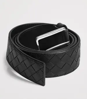 Bottega Veneta Intrecciato Leather Belt