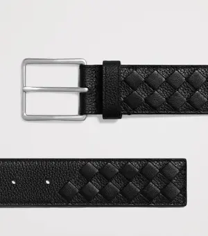 Bottega Veneta Intrecciato Leather Belt