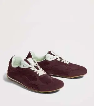 Bottega Veneta Suede Orbit Flash Sneakers - Red