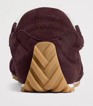 Bottega Veneta Suede Orbit Flash Sneakers - Red