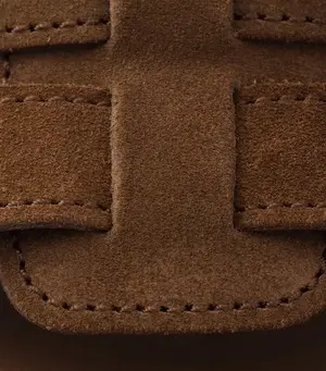 Prada Suede Platform Sandals