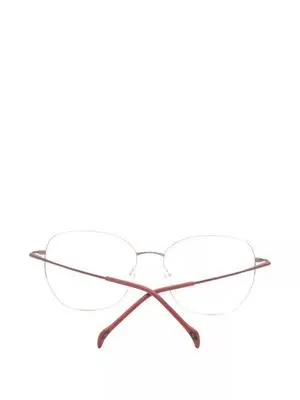 STEPPER EYEWEAR Geometric Frame Eyeglasses - Orange