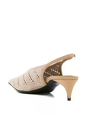 Bernadette Beige Stiletto Heel Pumps