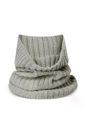 LINNEA LUND Ribbed Tubular Neck Warmer - Grey