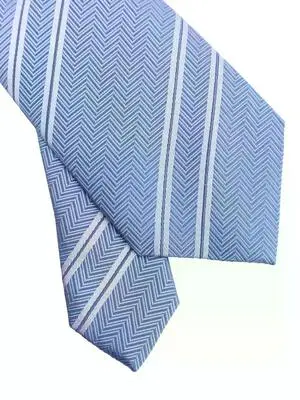 Brunello Cucinelli Silk Neck Tie - Blue