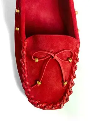 Khaite Suede Milly Pumps - Red