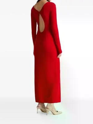 Marella Cut-out Long-sleeve Maxi Dress