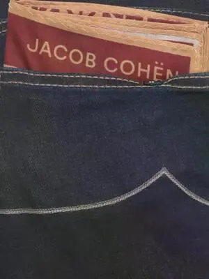 Jacob Cohen Jeans With Contrast Stitching And Logo Patch