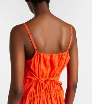 Proenza Schouler White Label Cotton-blend Maxi Dress